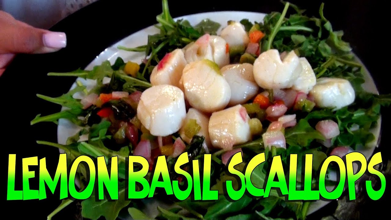 Mariah Milano's Lemon Basil Scallops - YouTube