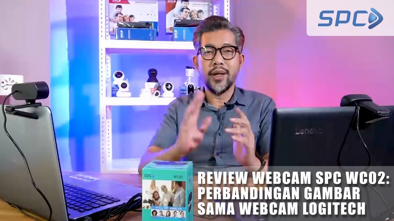REVIEW WEBCAM SPC WC-02. Perbandingan Gambar dengan Webcam Logitech ...
