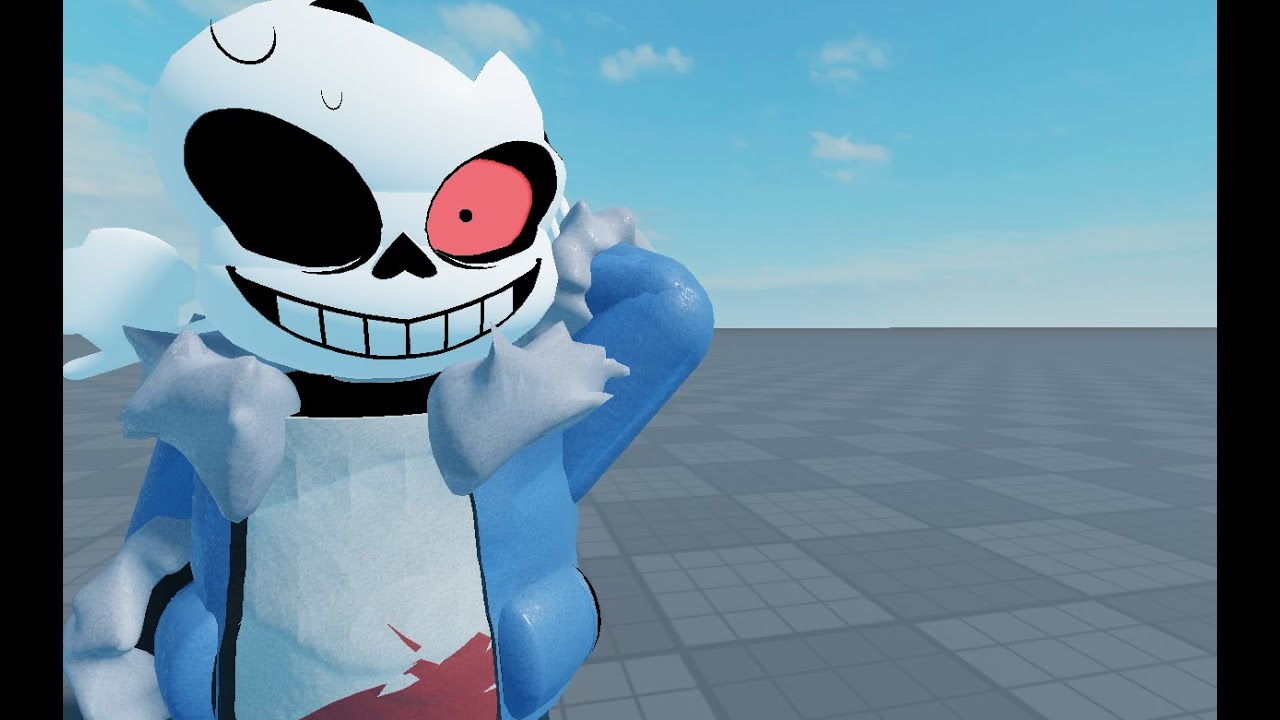 Undertale Roblox Modelling | Horrortale Sans - YouTube