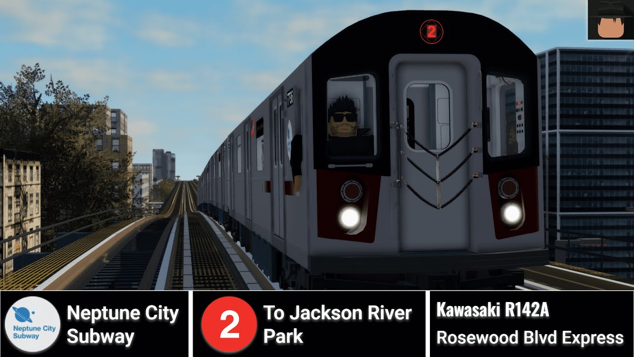 Neptune City Subway | R142A (2) Train Drive | Juniper Avenue Jackson ...
