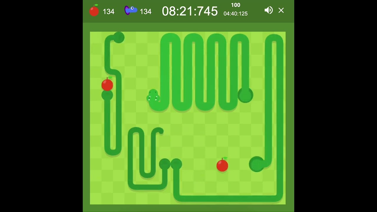 WORLD'S FIRST GOOGLE SNAKE PORTAL MAIN BOARD ALL APPLES!!!!!!! - YouTube