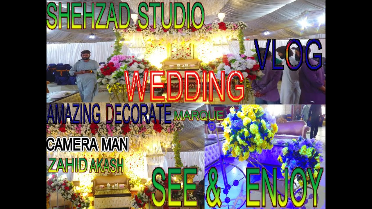 WEDDING DECORATE /BEAUTIFUL VIDEO /DROWN SHOOT/ AMAZING COLOT ...