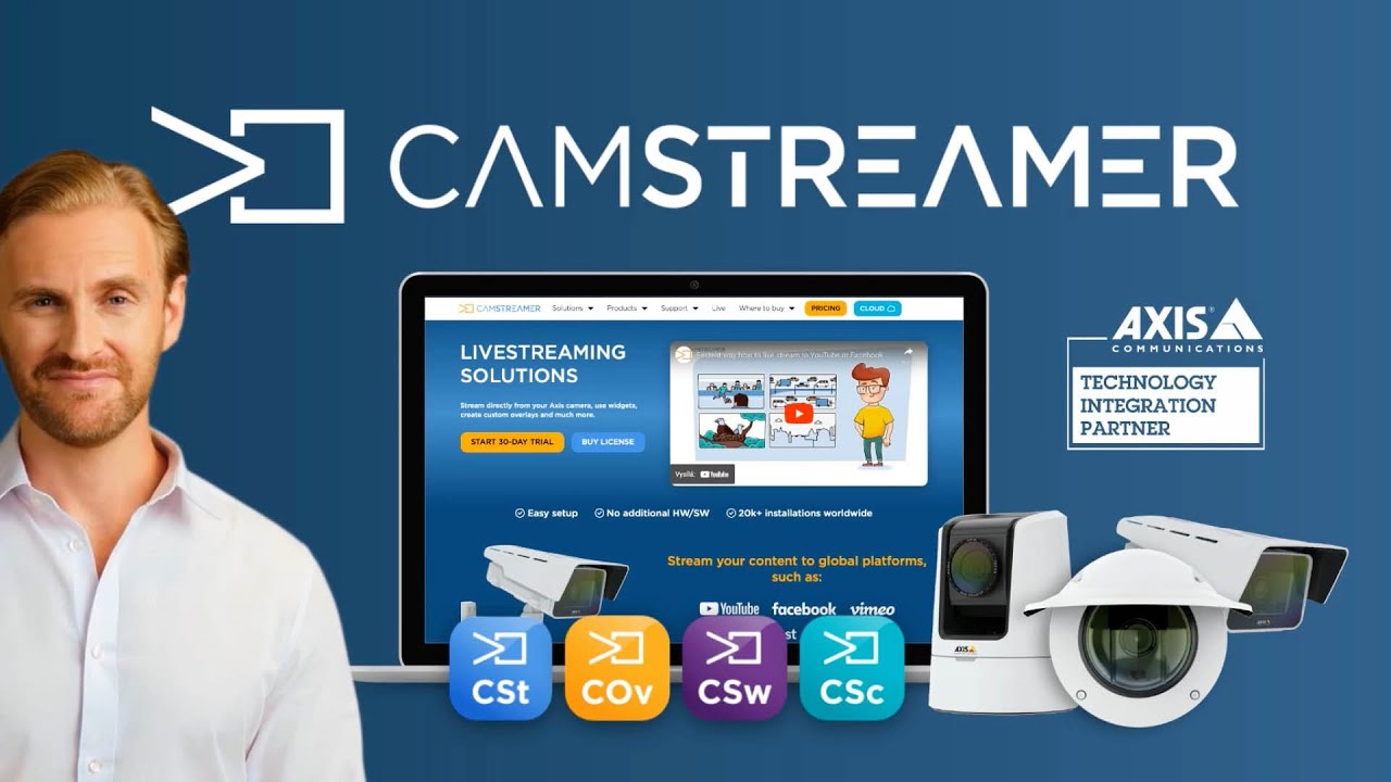 Who is CamStreamer? Axis Technology partner and SW developer - YouTube