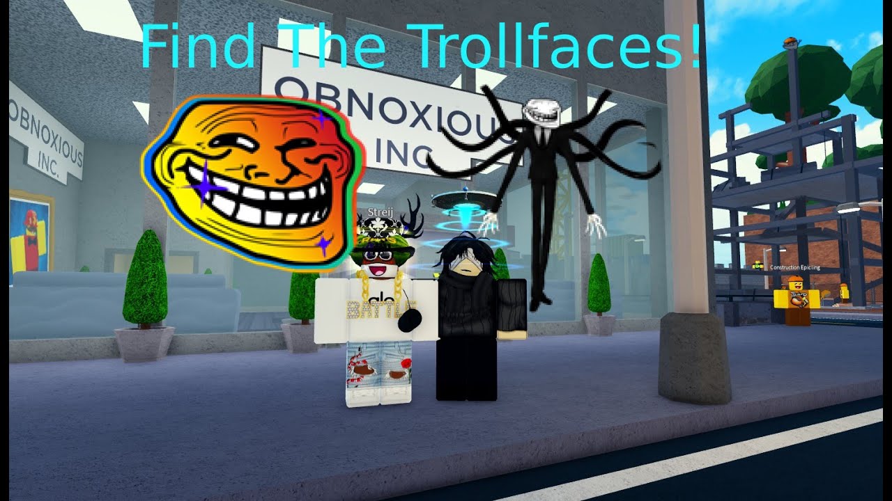 How to get Rainbow Sticker Trollface and Slendertroll Badges | Find The ...