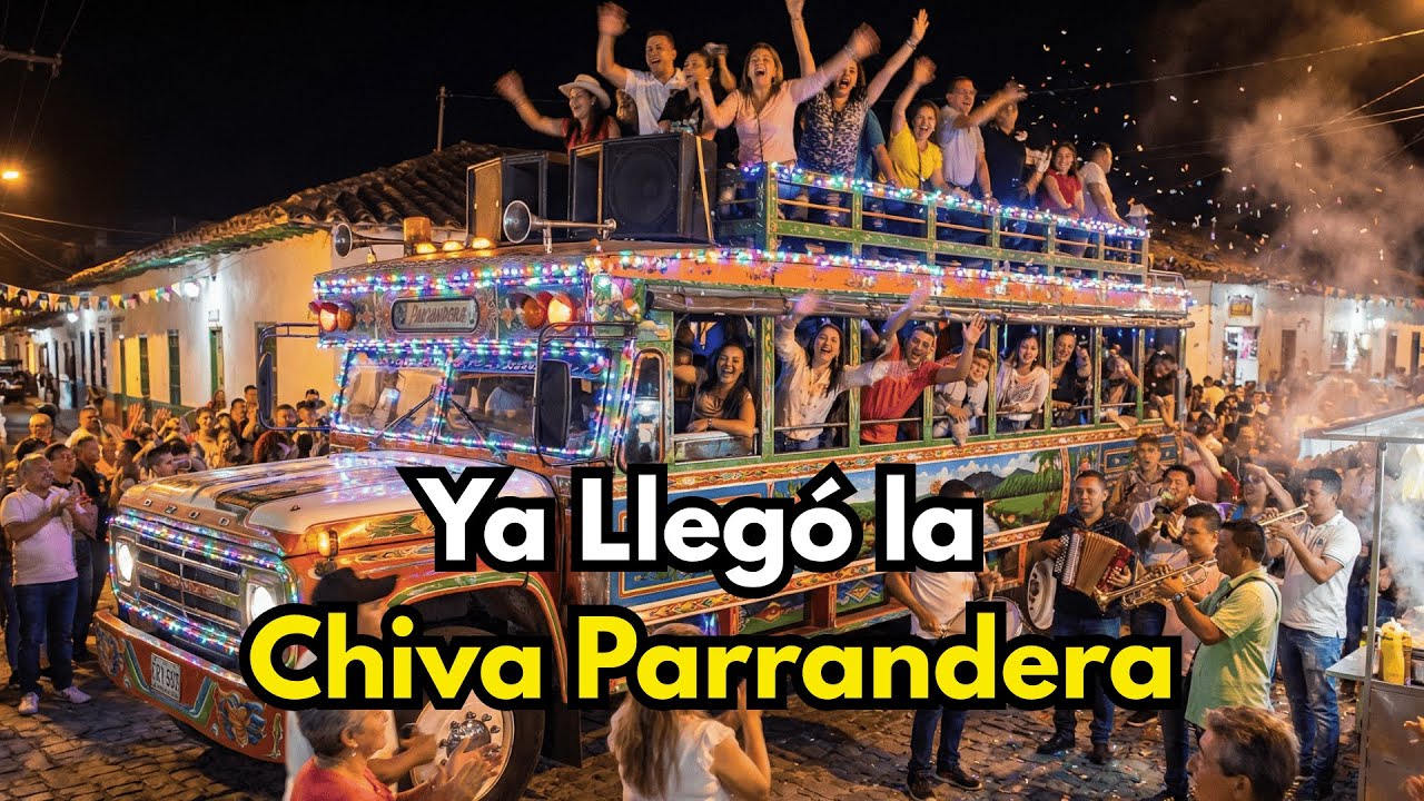 Ya Llegó la Chiva Parrandera | Música de Parranda Colombiana - YouTube