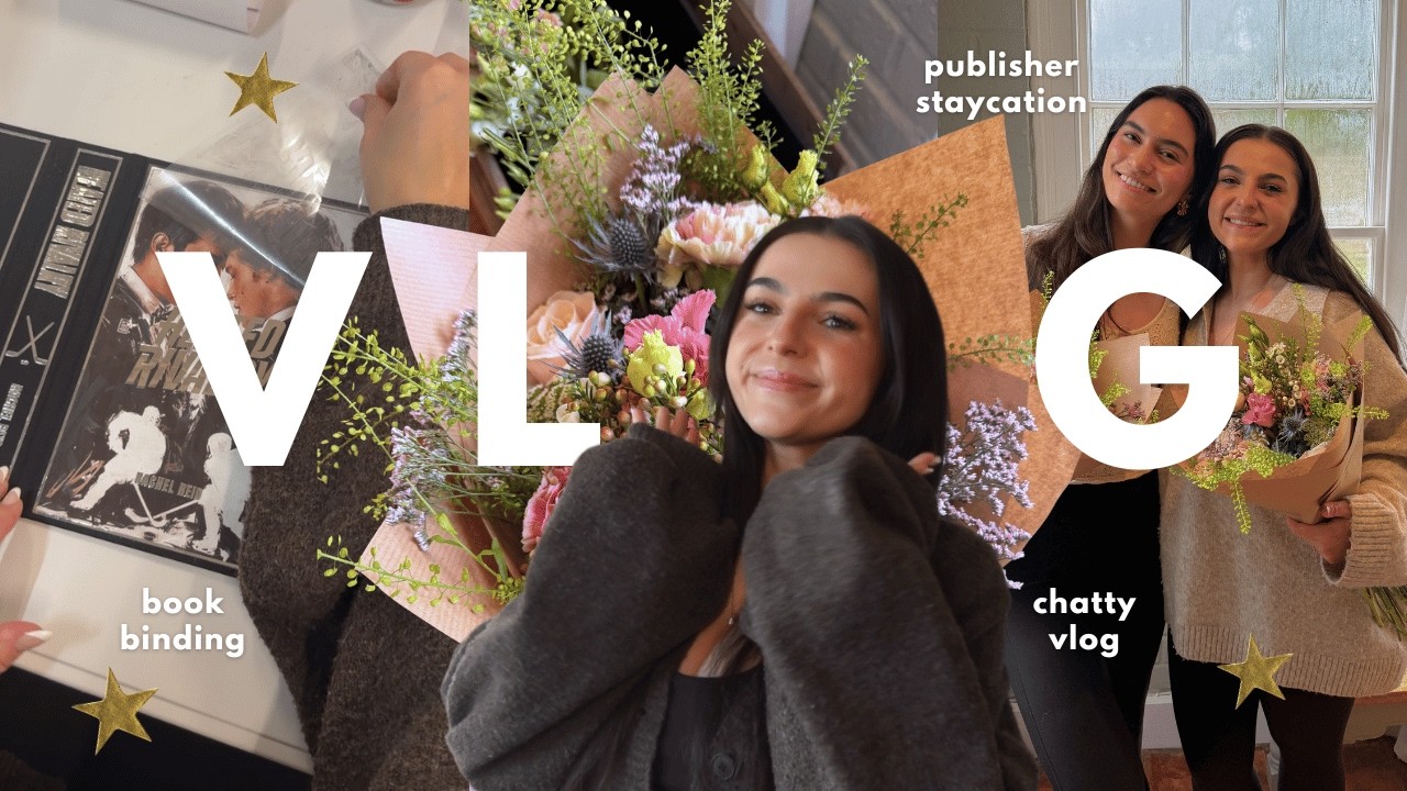 VLOG: week in my life, book binding, chatty vlog, staycation with a ...