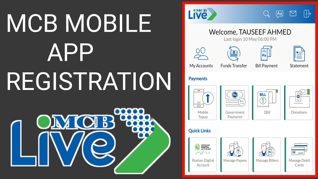mcb app full registration process 2022 || how to verify mcb mobile app ...