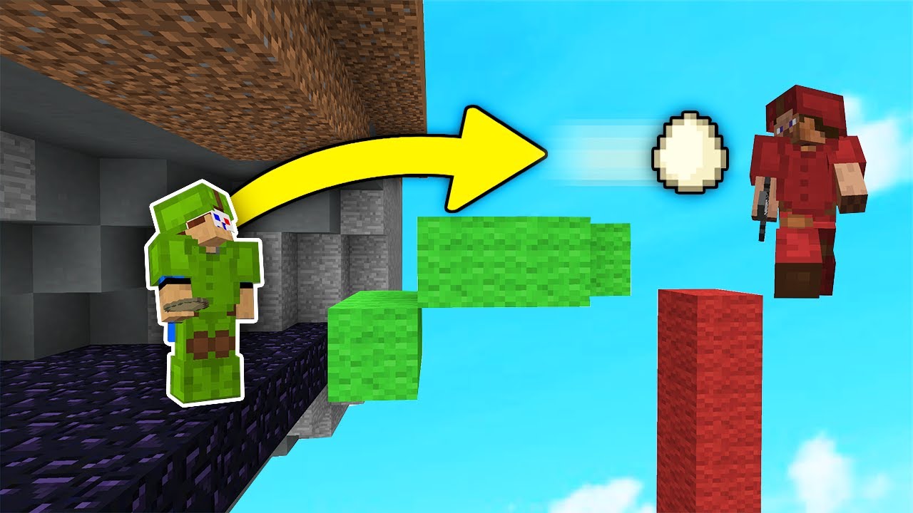 Using BRIDGE EGGS as a Projectile in Bedwars - YouTube