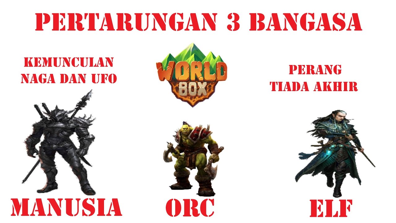 PERTEMPURAN TIGA BANGSA , MANUSIA, ELF DAN ORC . PERTEMPUARAN TIADA ...