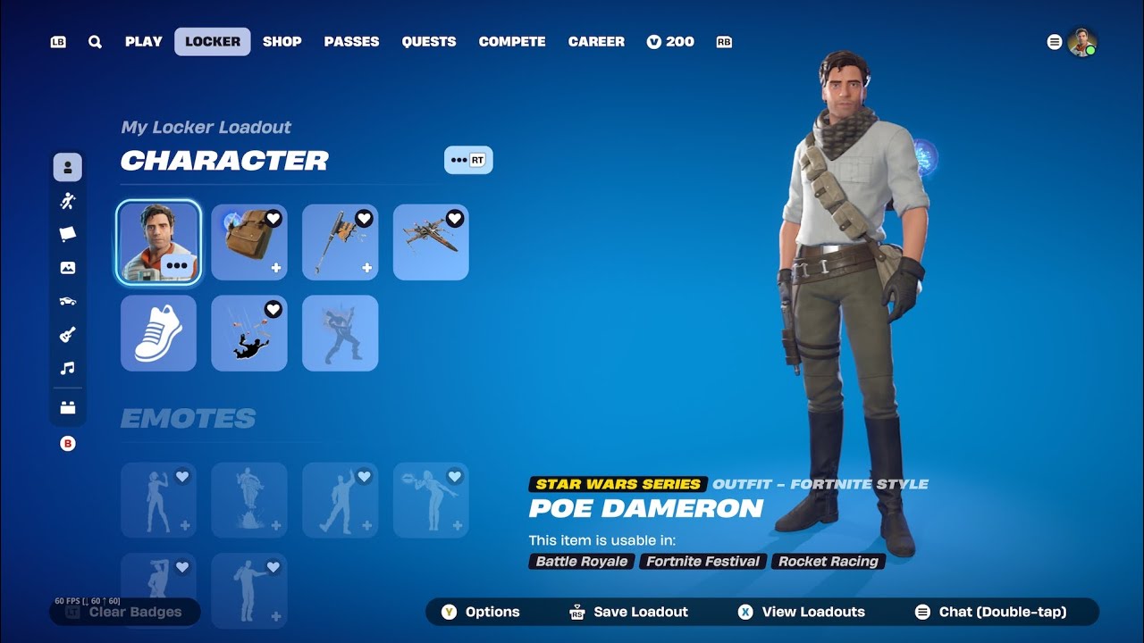The Best Combos For The New "Poe Dameron" Skin!! - YouTube