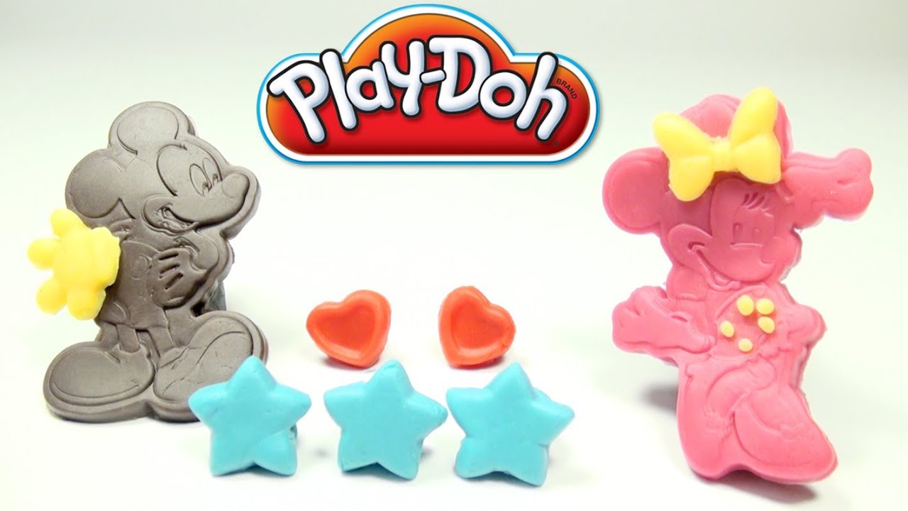 DibusYmas Play Doh Mickey & Minnie Mouse Play Dough Disney Junior Toy ...