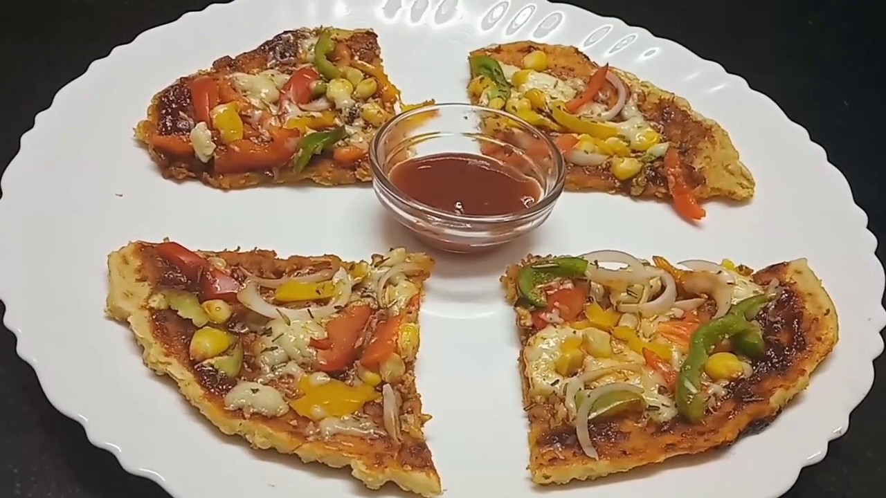 Healthy Oats Pizza at Home | Pizza with Gluten-free Oat Crust | Oats ...