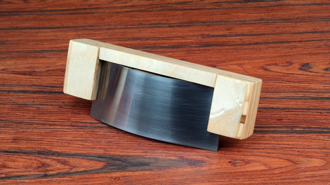 Card/cabinet scraper holder - Woodworking tool - DIY - YouTube