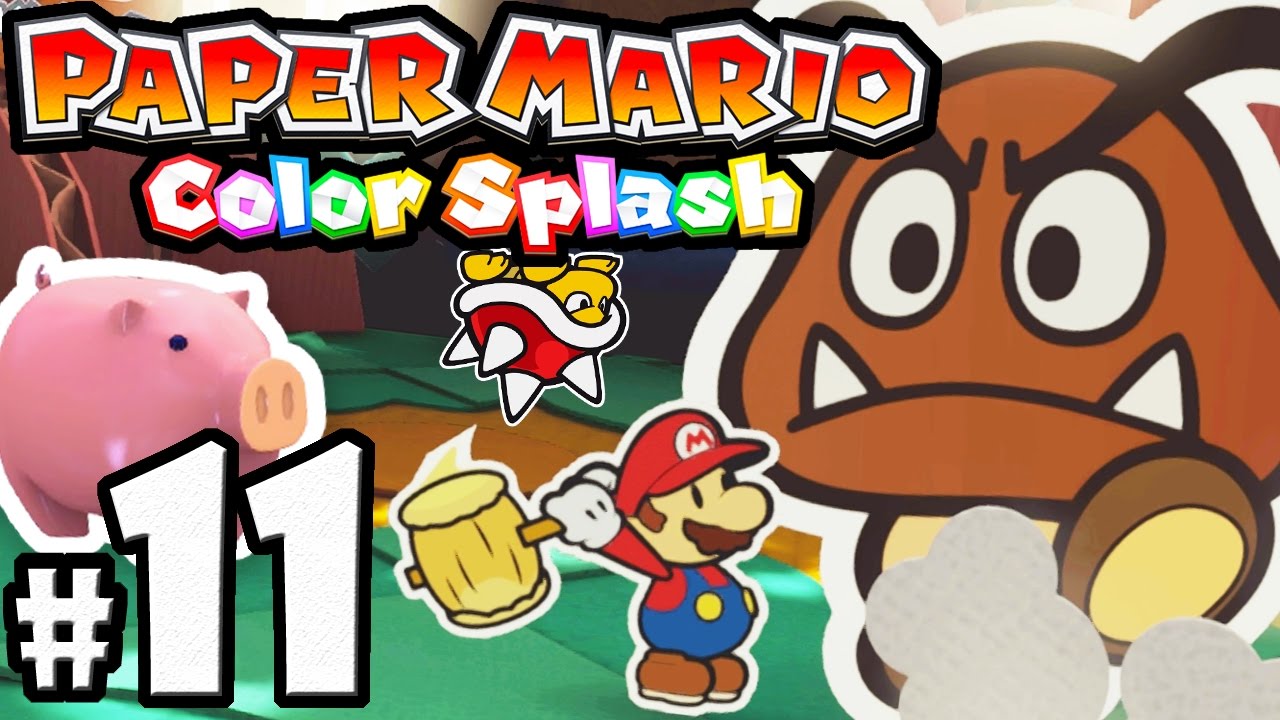 Paper Mario Color Splash - Wii U Gameplay Walkthrough PART 11 - Mondo ...