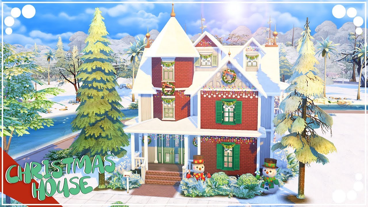 CHRISTMAS HOUSE | The Sims 4 | Speed Build - YouTube