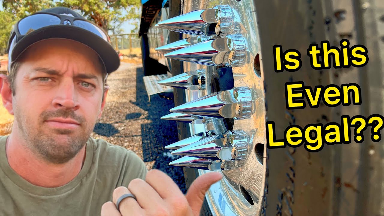I put tire spikes on my truck and people got MAD!! - YouTube