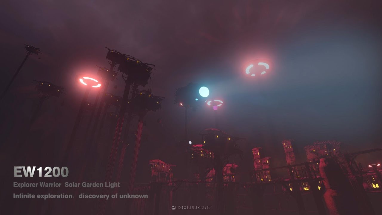 800W 1200W RGB+CCT Explorer Warrior Solar Garden Light | Pathway Solar ...