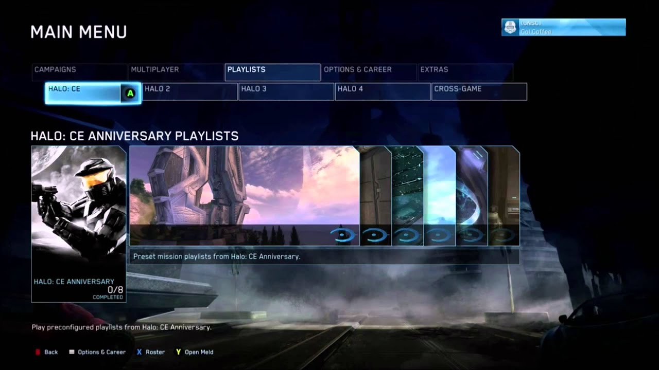 Halo: The Master Chief Collection | Navigating Menus | Review - YouTube