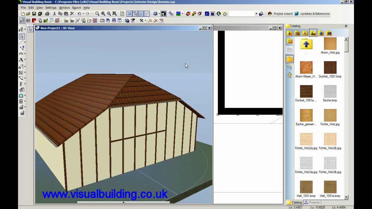 Visual Building Tutorial: Adding Mock Tudor Beams - YouTube