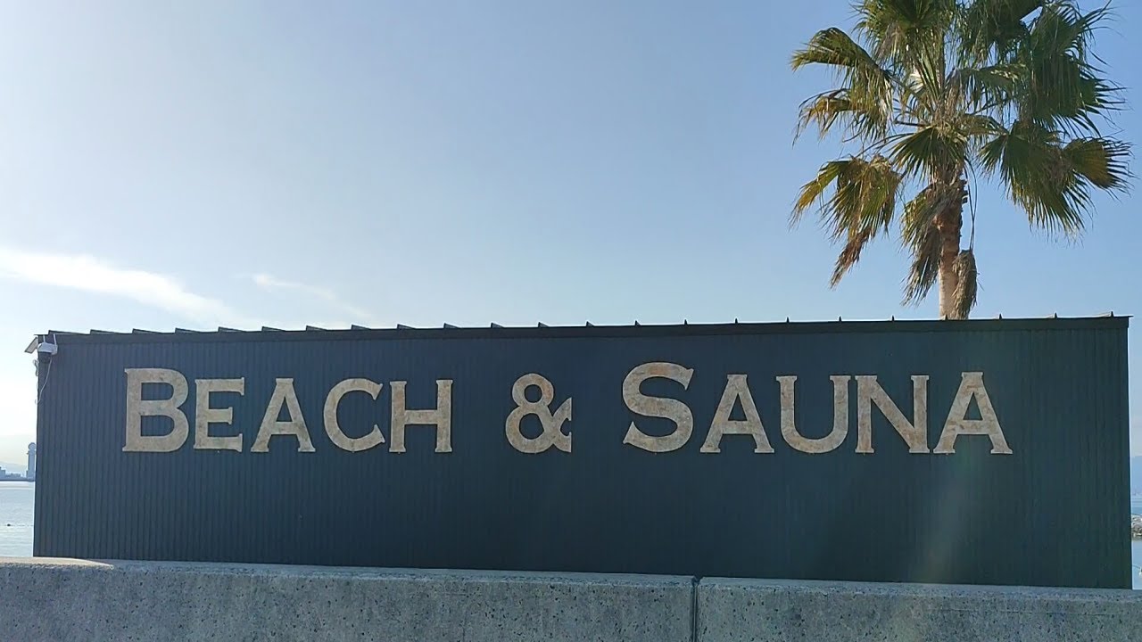 Beach and sauna - Winter's day dip in the sea - Japan - YouTube