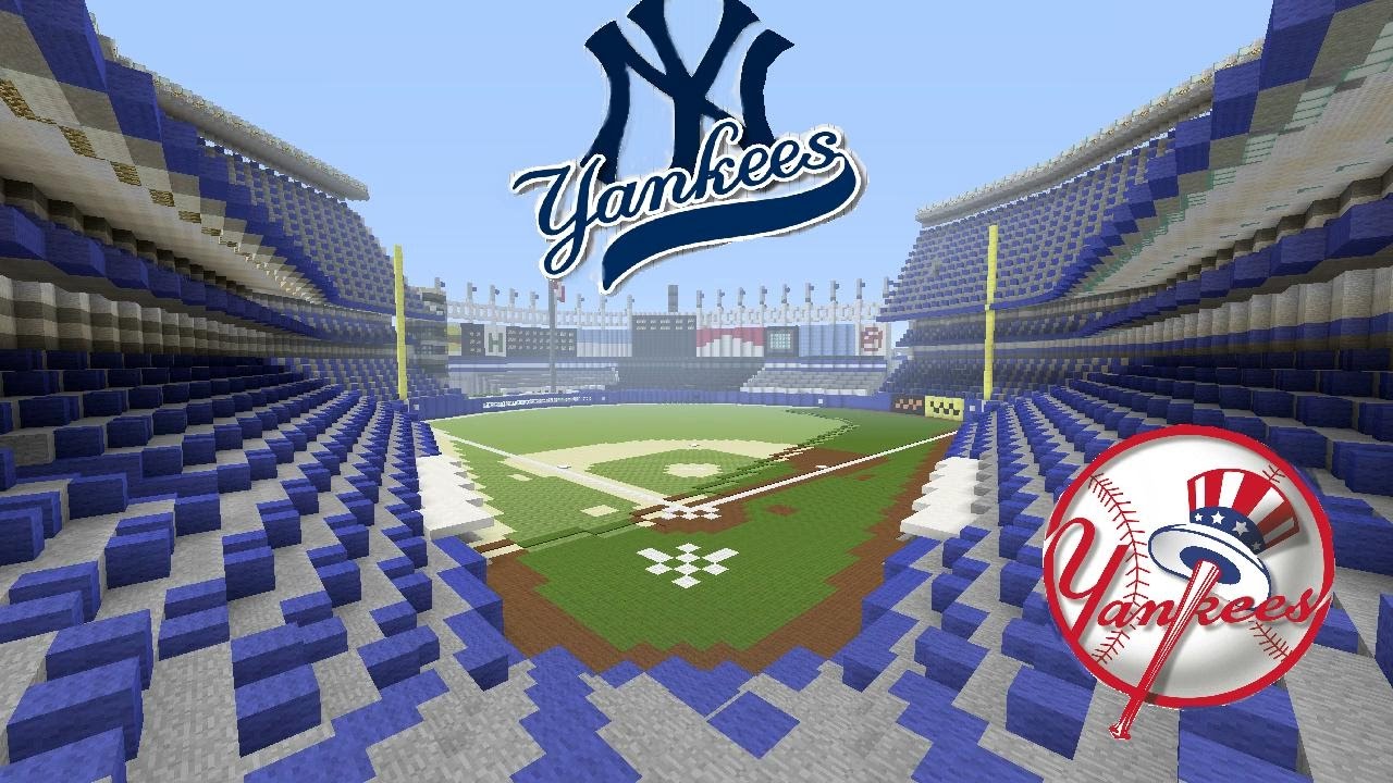 Minecraft Yankee Stadium 1976-2008 - YouTube