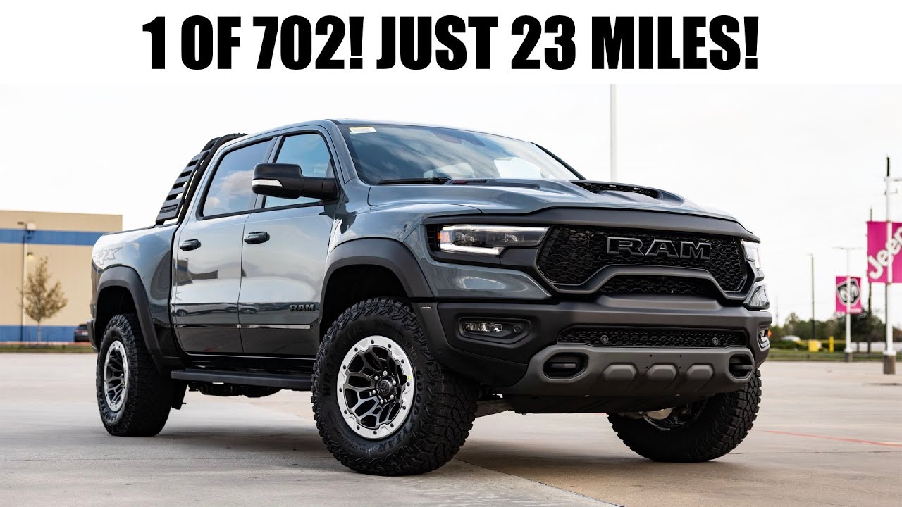 2021 Ram TRX Launch Edition | 1 of 702, just 23 Miles - YouTube