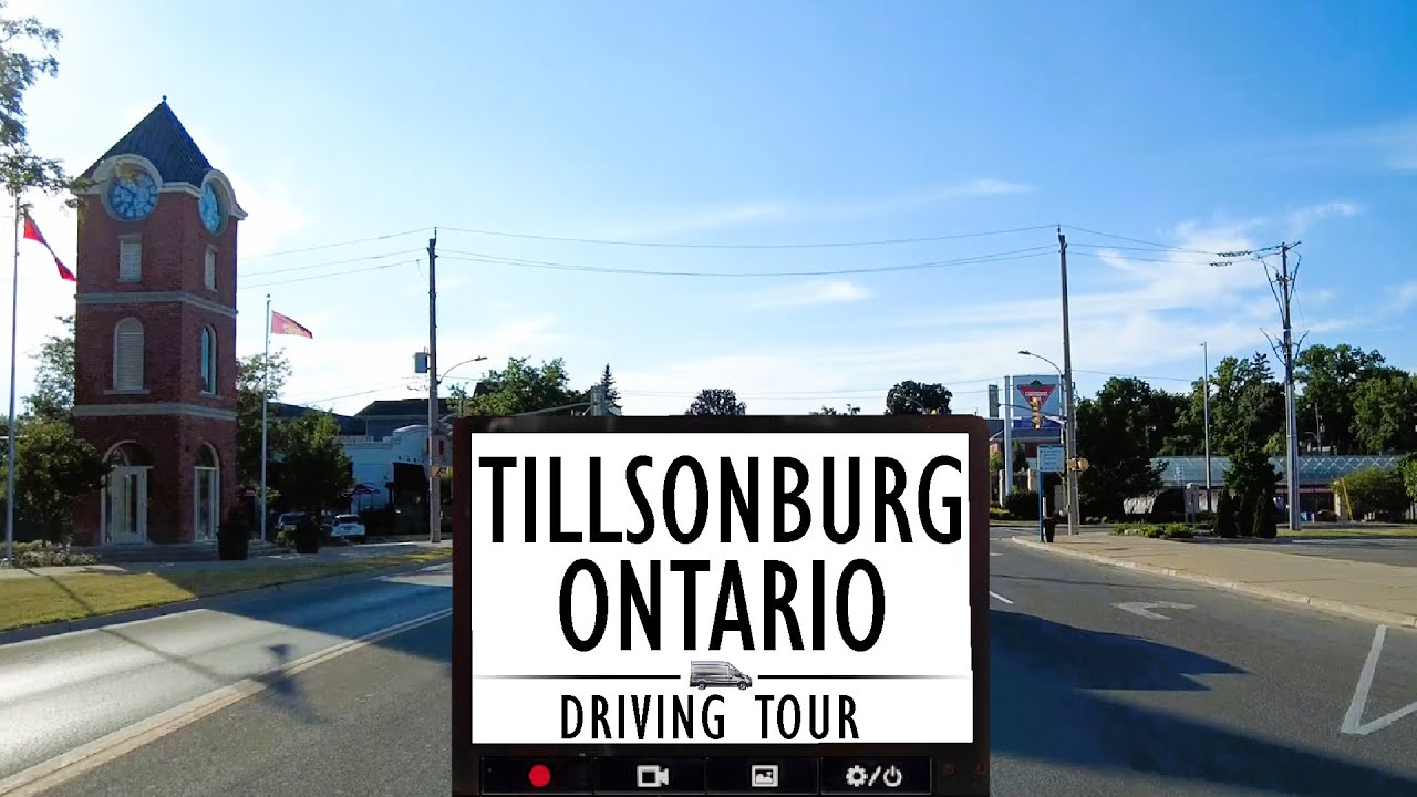 🚗 Exploring Tillsonburg, Ontario in 4K! 🌳 Scenic Drive Through ...
