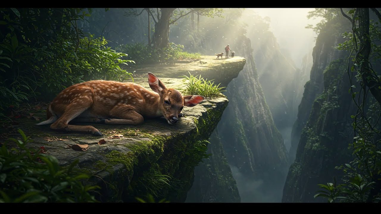 Heartwarming Rescue Animal: A Cat Calls for Help to Save a Trapped Deer ...