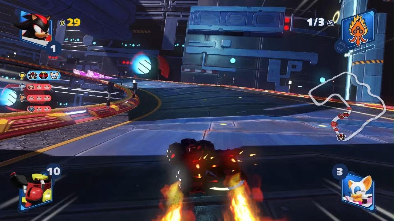 Barely Dodging a rocket in Team Sonic Racing - YouTube