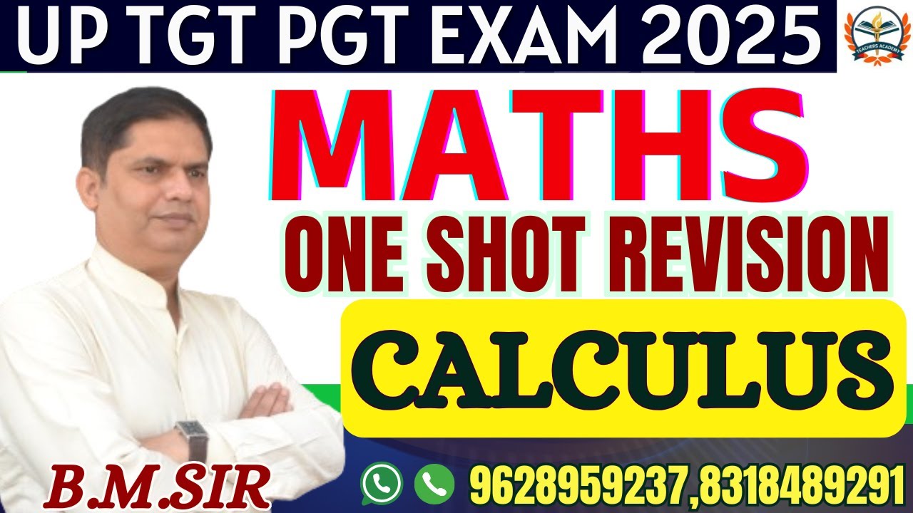 UP TGT PGT Maths Classes 2025 || tgt pgt maths preparation || up tgt ...
