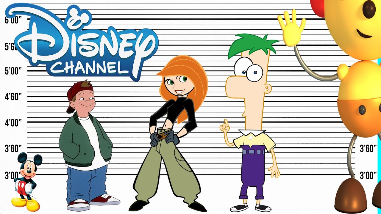 Disney Channel Size Comparison | Popular Disney Stars Heights - YouTube