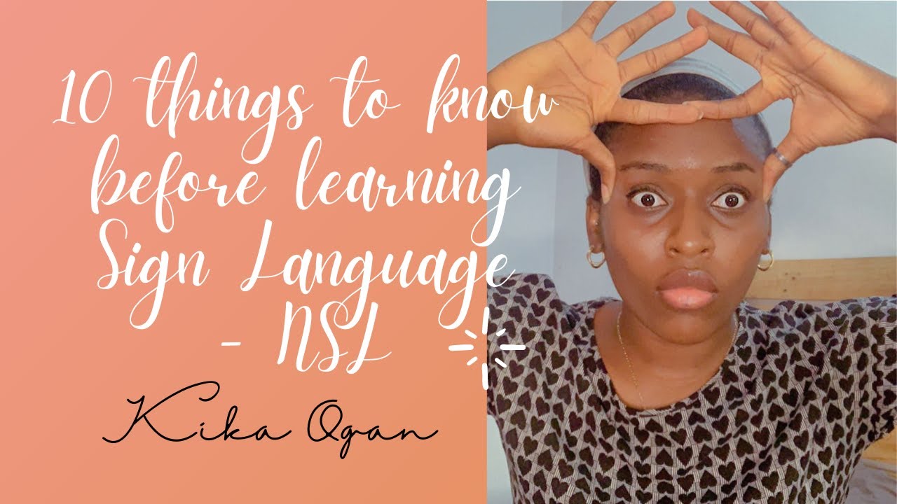 10 things to know before learning sign language + 1-10 in Sign Language ...