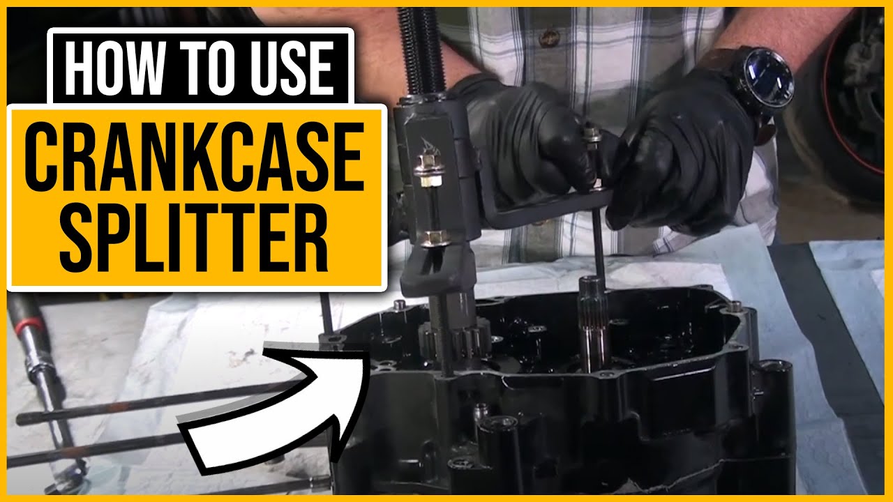 How to use Motorcycle Crank Case Crankcase Puller and Installer? - YouTube
