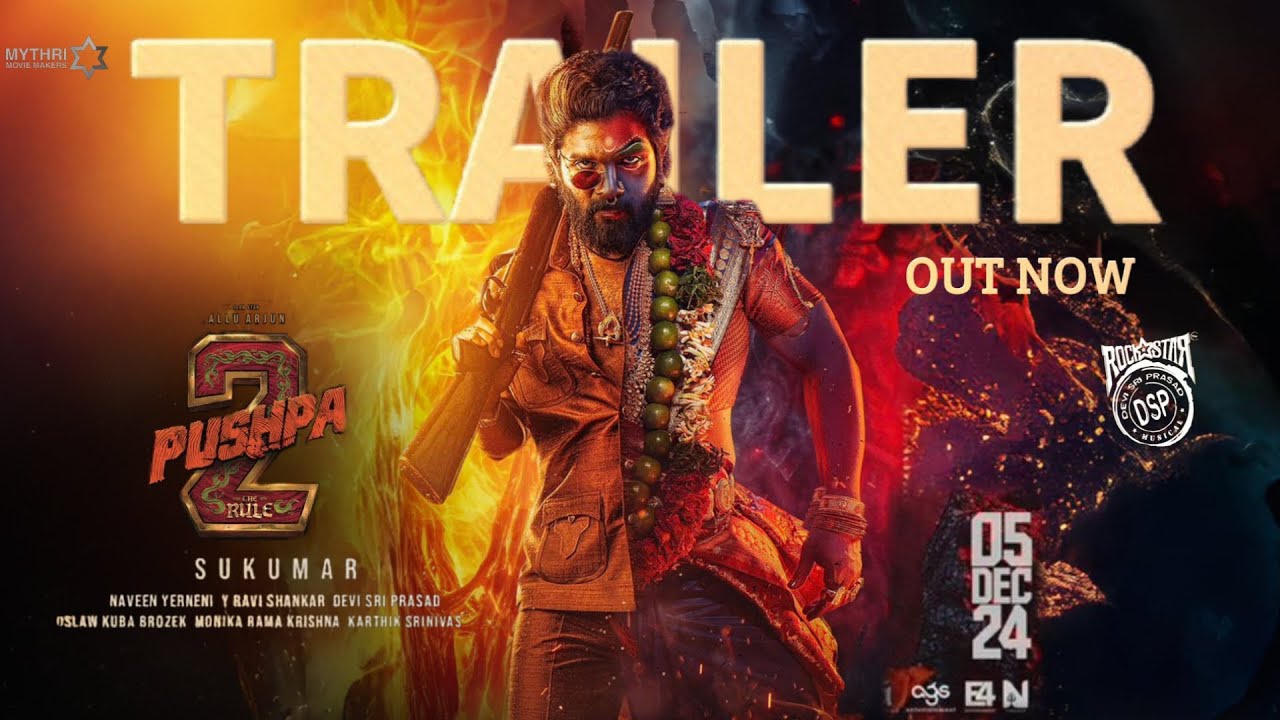 Pushpa2 The Rule Trailer | AlluArjun | Rashmika Mandana | Sreeleela | Sukumara | Devisri Prasadh ...