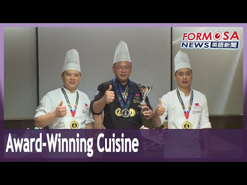 Osmanthus crab and squid roses win big at international chef championship｜Taiwan News