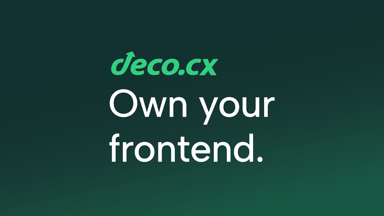 Boost Your Ecommerce Sales with deco.cx - YouTube