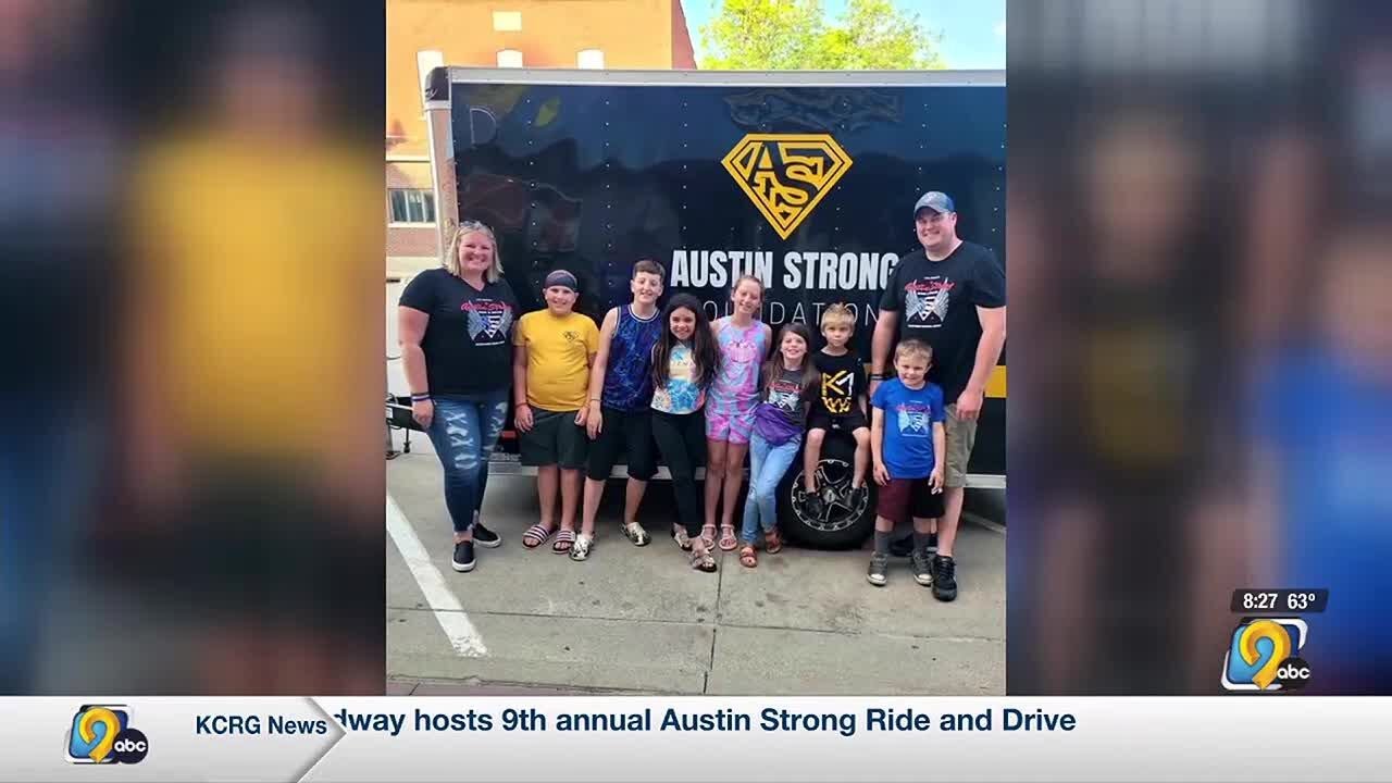 Sally’s on Broadway hosts 9th annual Austin Strong Ride and Drive - YouTube
