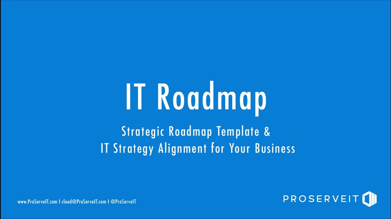 IT Roadmap Presentation: Strategic Roadmap Template & IT Strategy ...