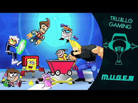 M.U.G.E.N Team Nicktoons Unite Vs Team Cartoon Network Unite