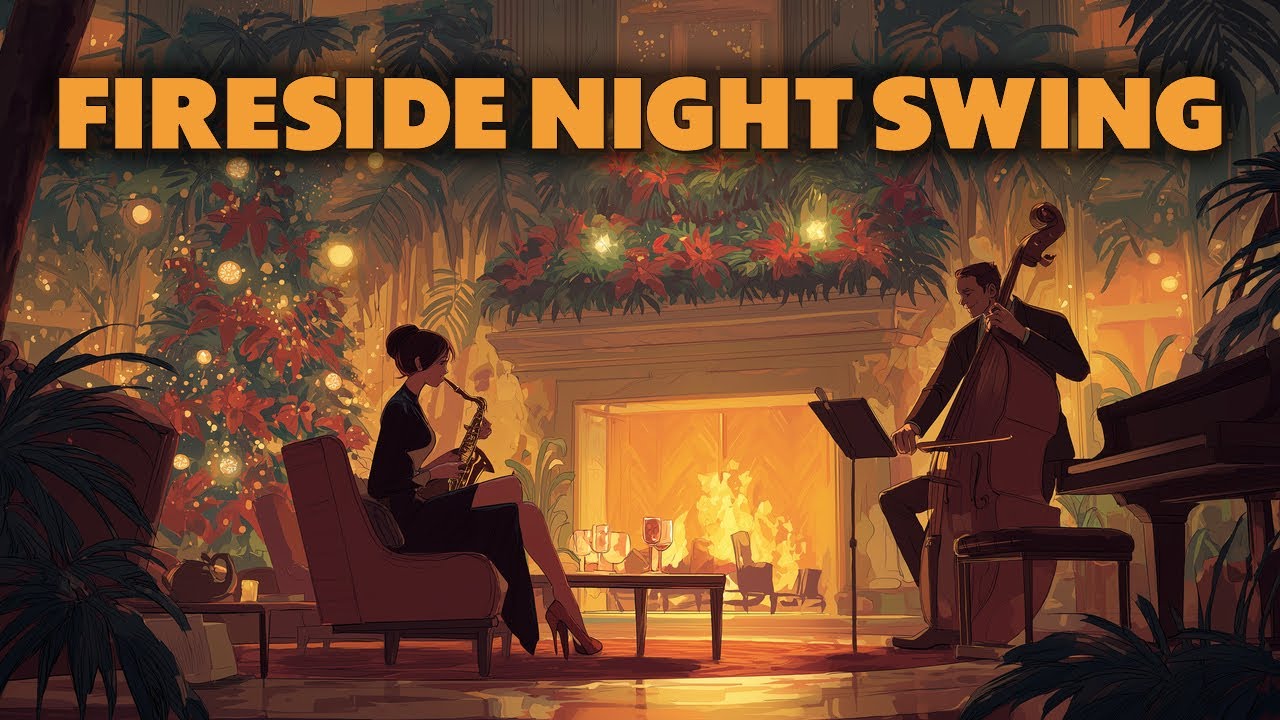 Fireside Night Swing - Warm Christmas Swing / Relaxed Holiday Vibes ...