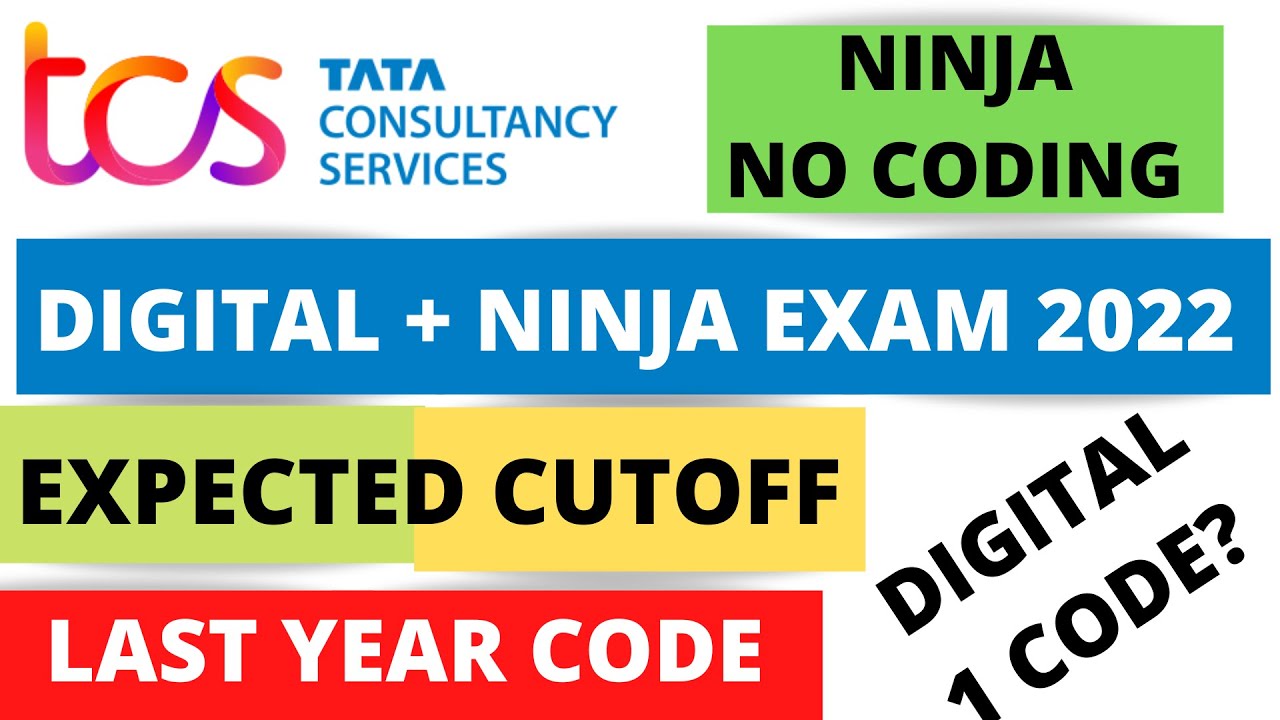 TCS NINJA DIGITAL HIRING 2022 | LATEST TCS DIGITAL NINJA EXAM PATTERN ...