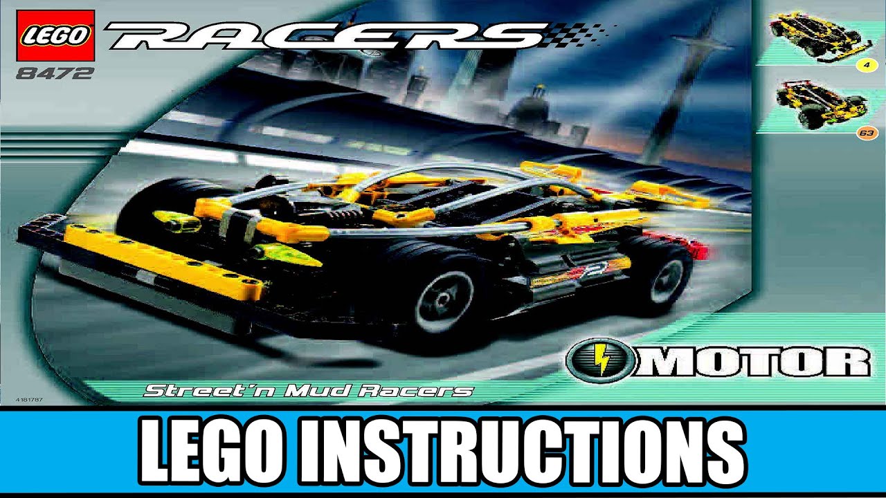 LEGO Instructions - Racers - 8472 - Street 'n' Mud Racer - Drome Racers ...