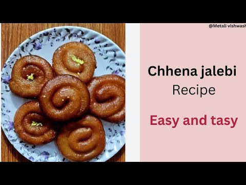 HOME MADE CHHENA JALEBI|how to make chhena jalebi|easy and tasty sweet ...