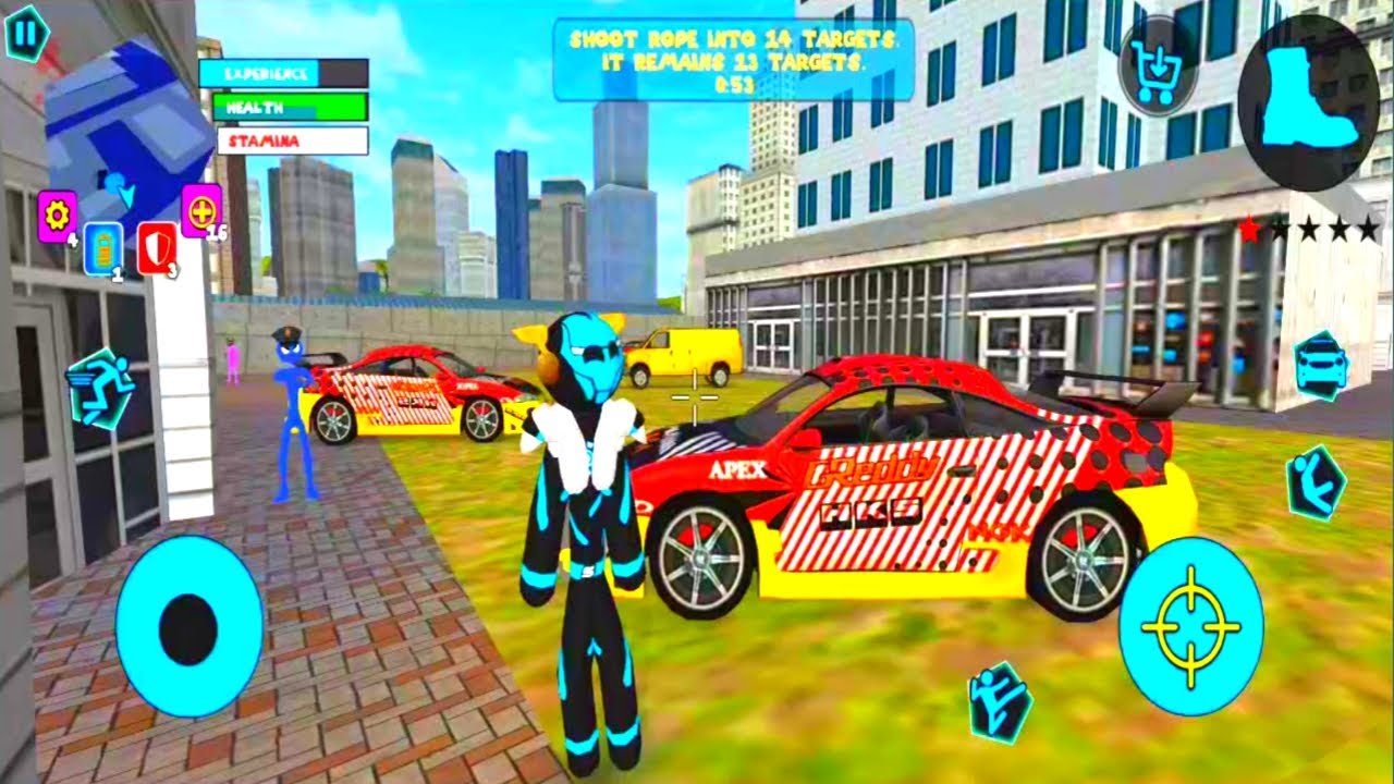 Black Iron Stickman Rope Hero #9 - YouTube