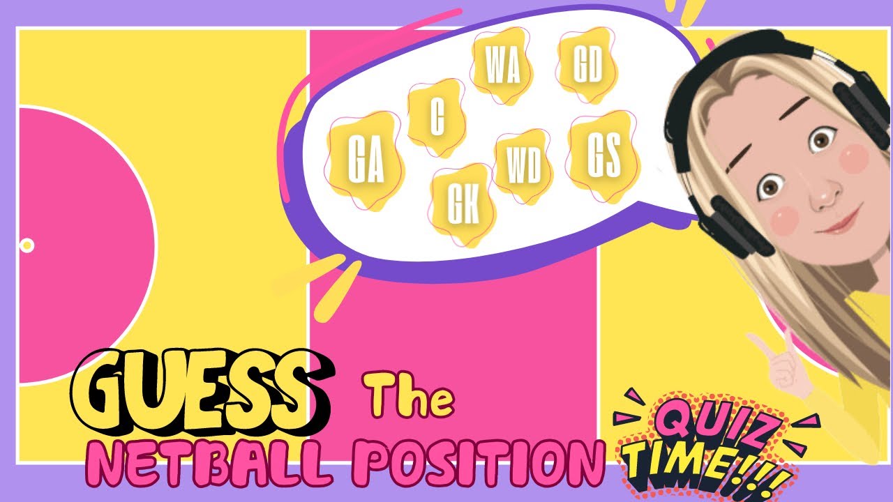 Guess The Netball Positions(Quiz Time) - YouTube