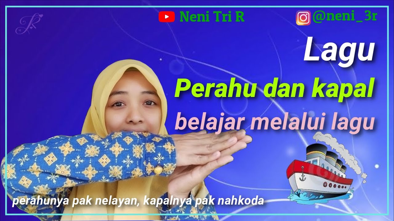 Lagu perahu dan kapal || belajar melalui lagu (boats and ships ...