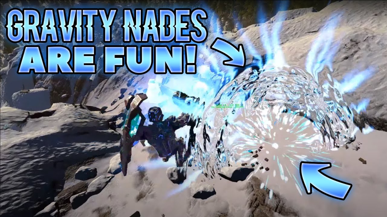 Gravity Nades Are Fun | Official PvP | ARK Survival Evolved Gameplay ...