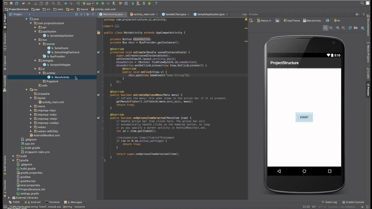 Episode 2: Otto Events in Android - YouTube