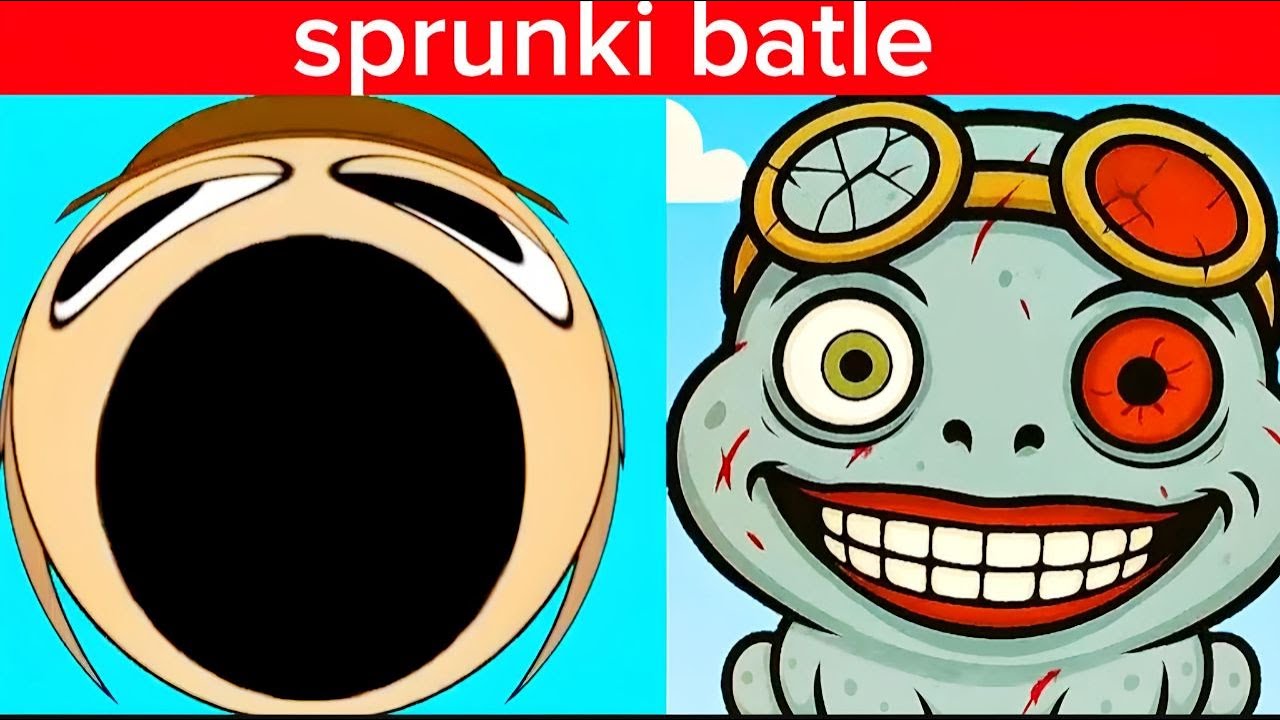 Sprunki vs crazy frog batle #animation - YouTube