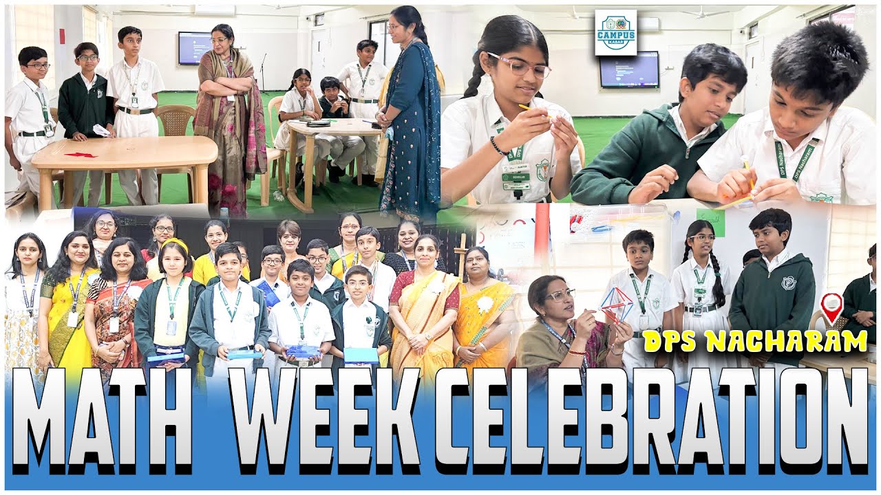 MATH WEEK CELEBRATION DPS NACHARAM |CAMPUS KABAR| #dpsnacharam #events ...